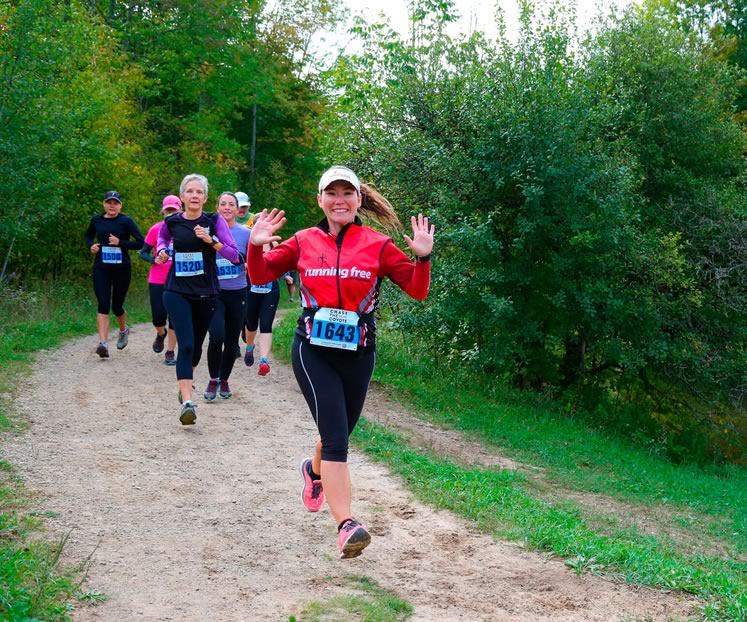 Trail Running in Headwaters - In The Hills