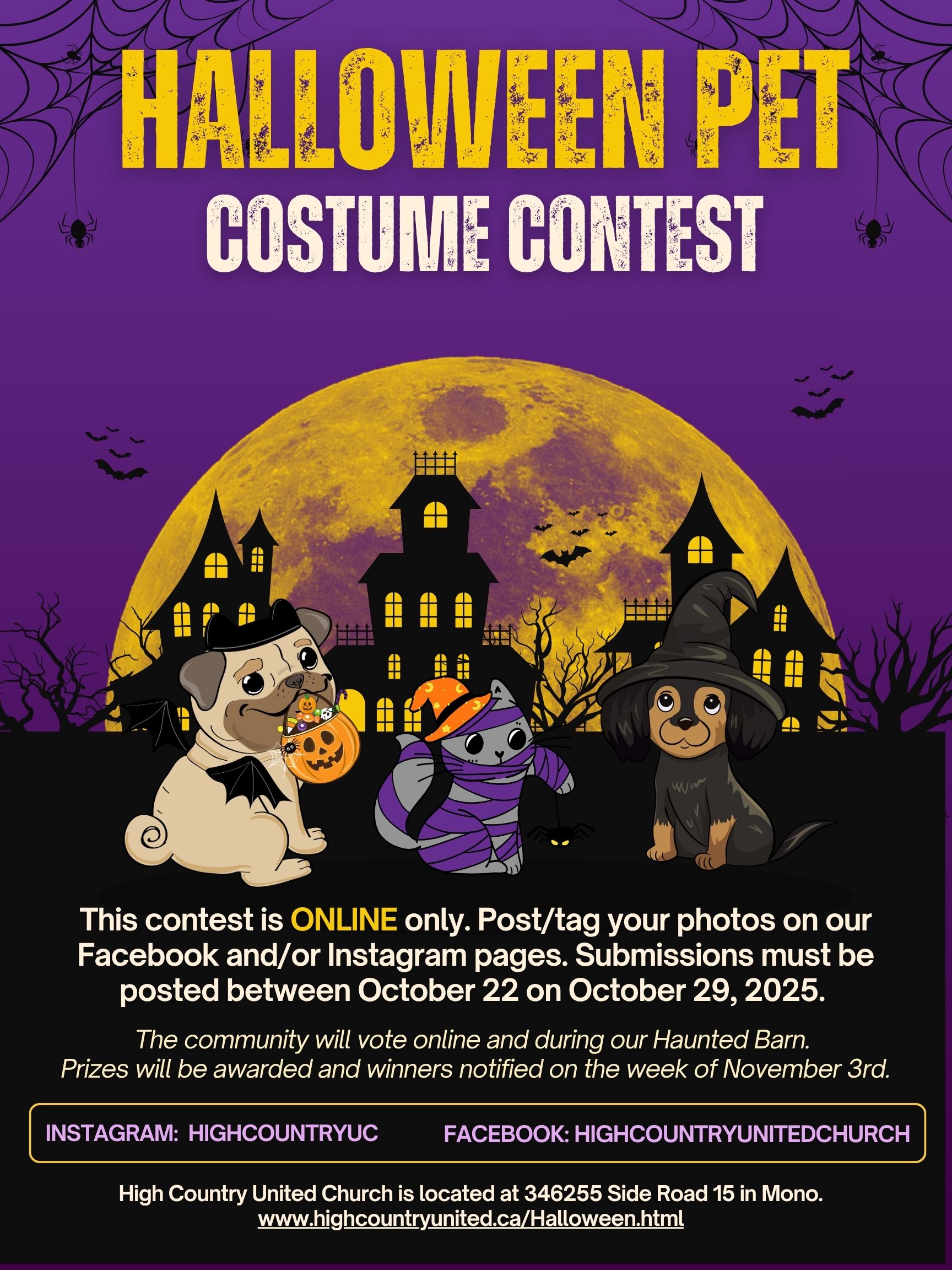 Halloween Pet Costume Contest (Online Only) - In The Hills